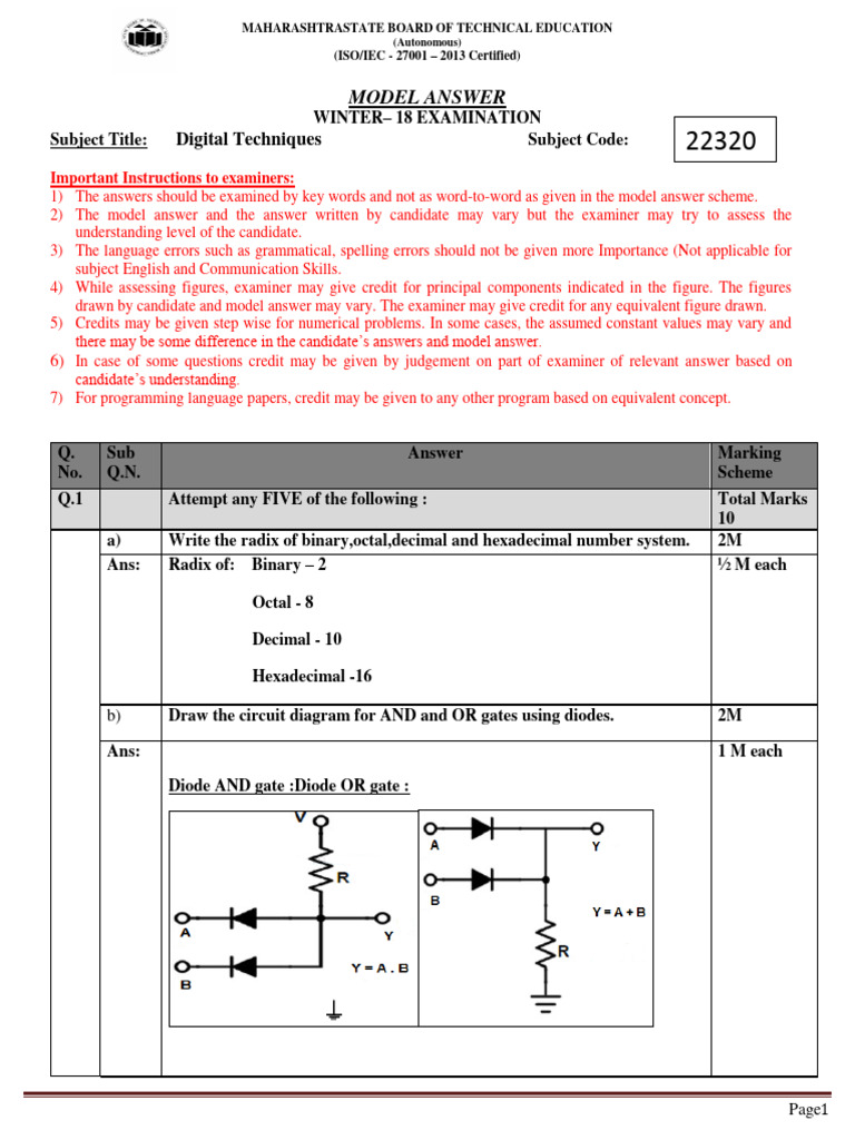 Dte (22320) | PDF | Logic Gate | Computer Engineering Dte (22320) | PDF | Logic Gate | Computer Engineering