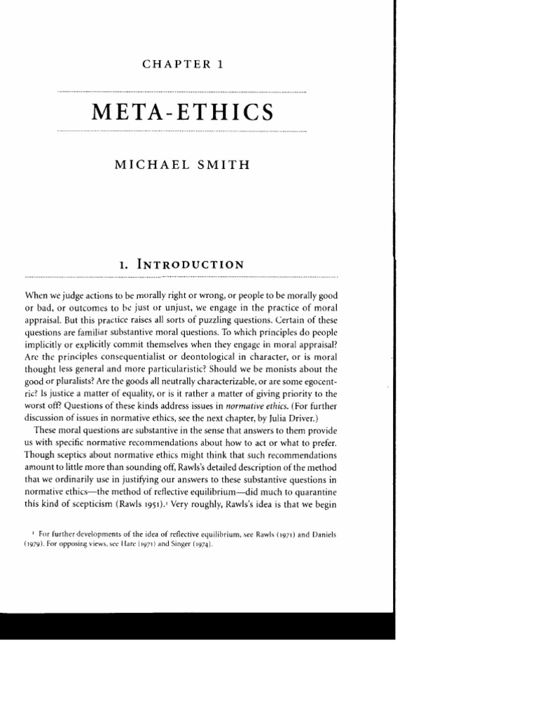 Metaethics | PDF