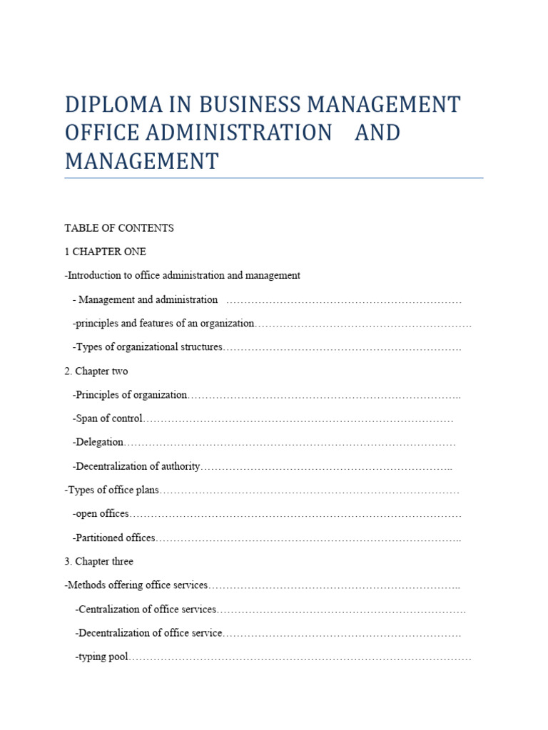 Office Administration and Management | PDF | Computer File