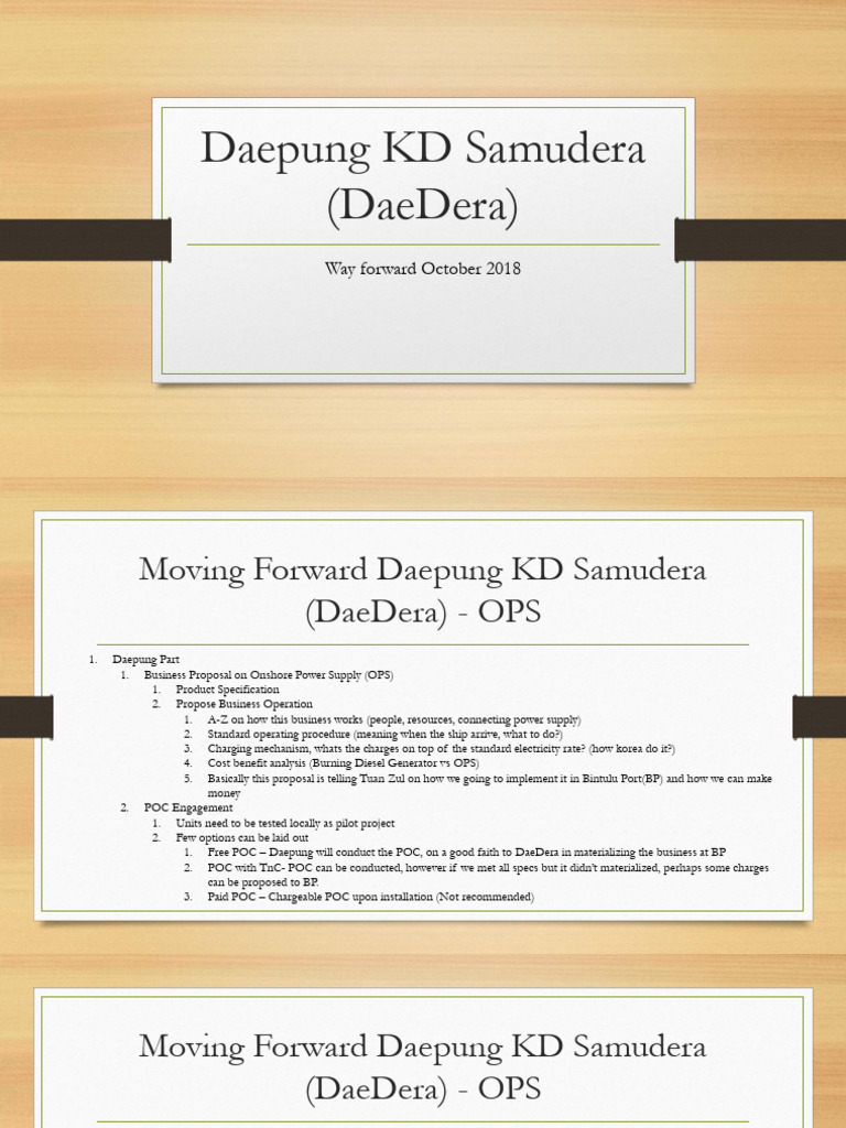 Daepung KD Samudera (DaeDera) | PDF | Economies | Business Economics