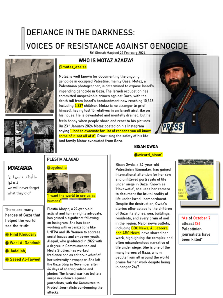 Defiance in The Darkness | PDF | Gaza Strip | Israel