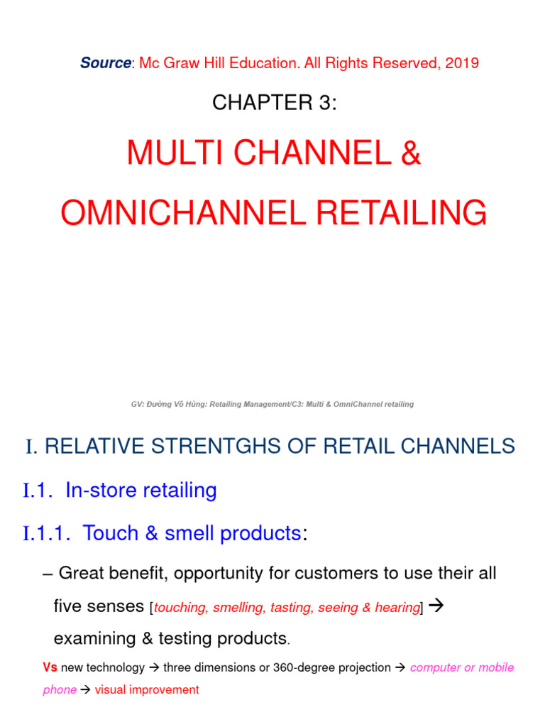 Chapter 3 - Multi Omni-Chanel Retailing SV | PDF | Online Shopping | Retail