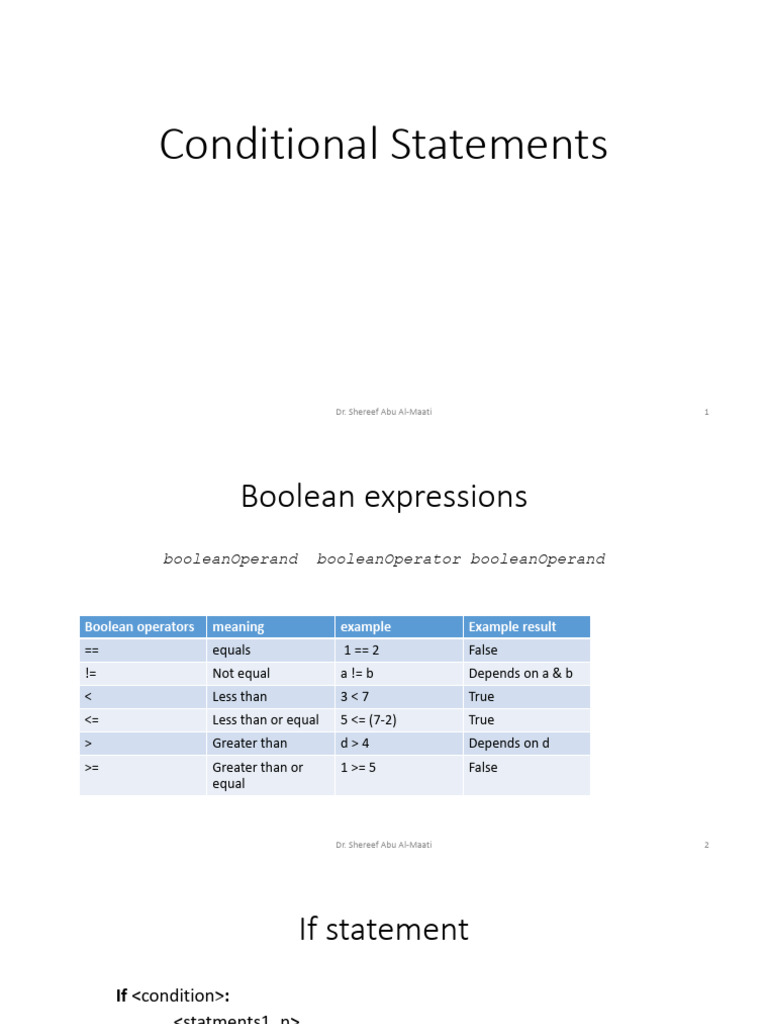 Conditional Statments Pdf Boolean Data Type Formalism Deductive