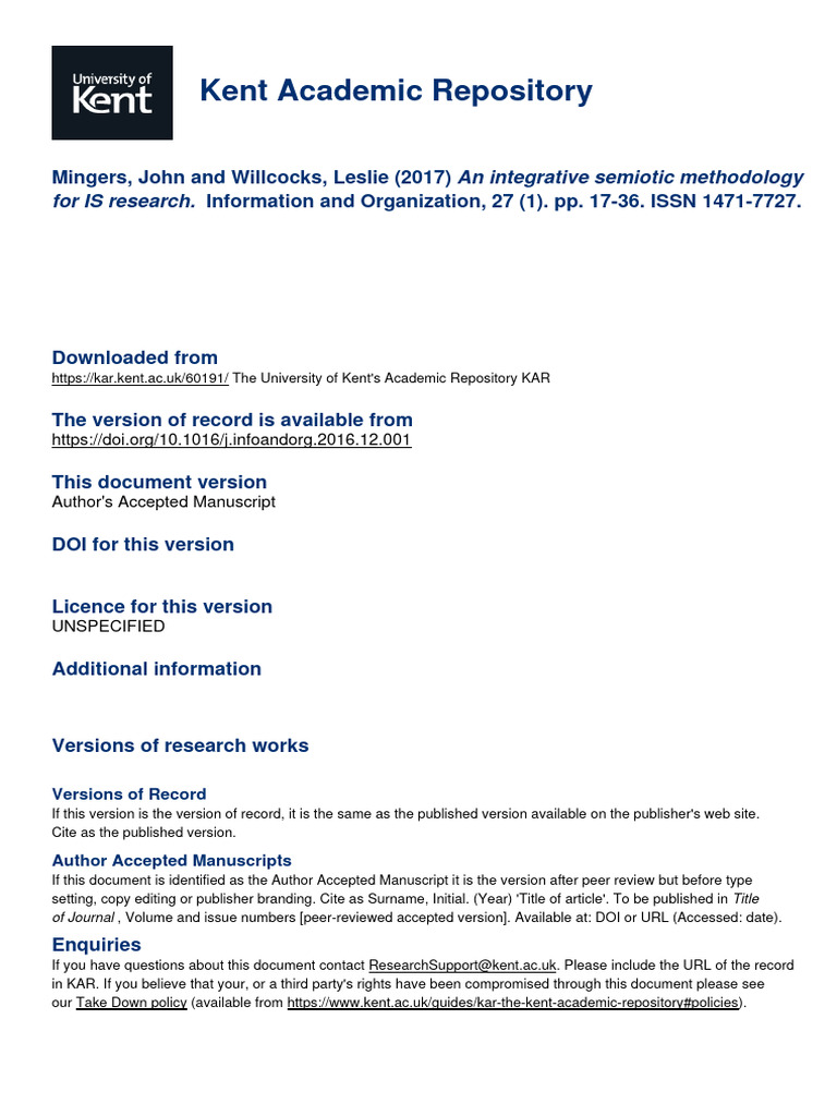 Semiotics Guidelines Final | PDF | Semiotics | Methodology