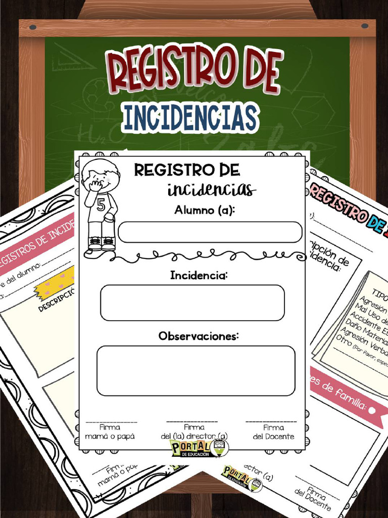 Fichas-para-el-Registro-de-Incidencias | PDF