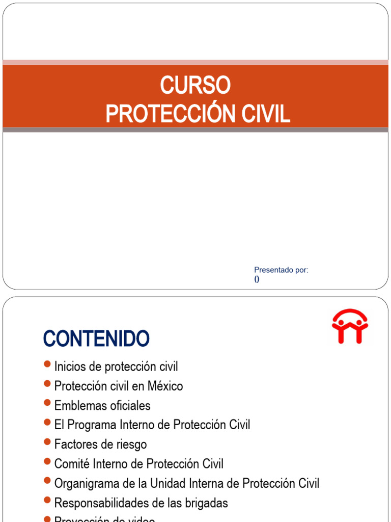 Presentacion Proteccion Civil | PDF | Primeros auxilios | Defensa Civil