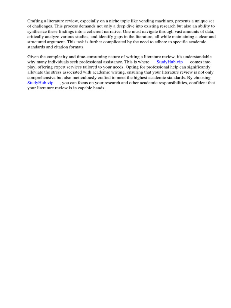 Literature Review On Vending Machine | PDF | Vending Machine | Automation Literature Review On Vending Machine | PDF | Vending Machine | Automation