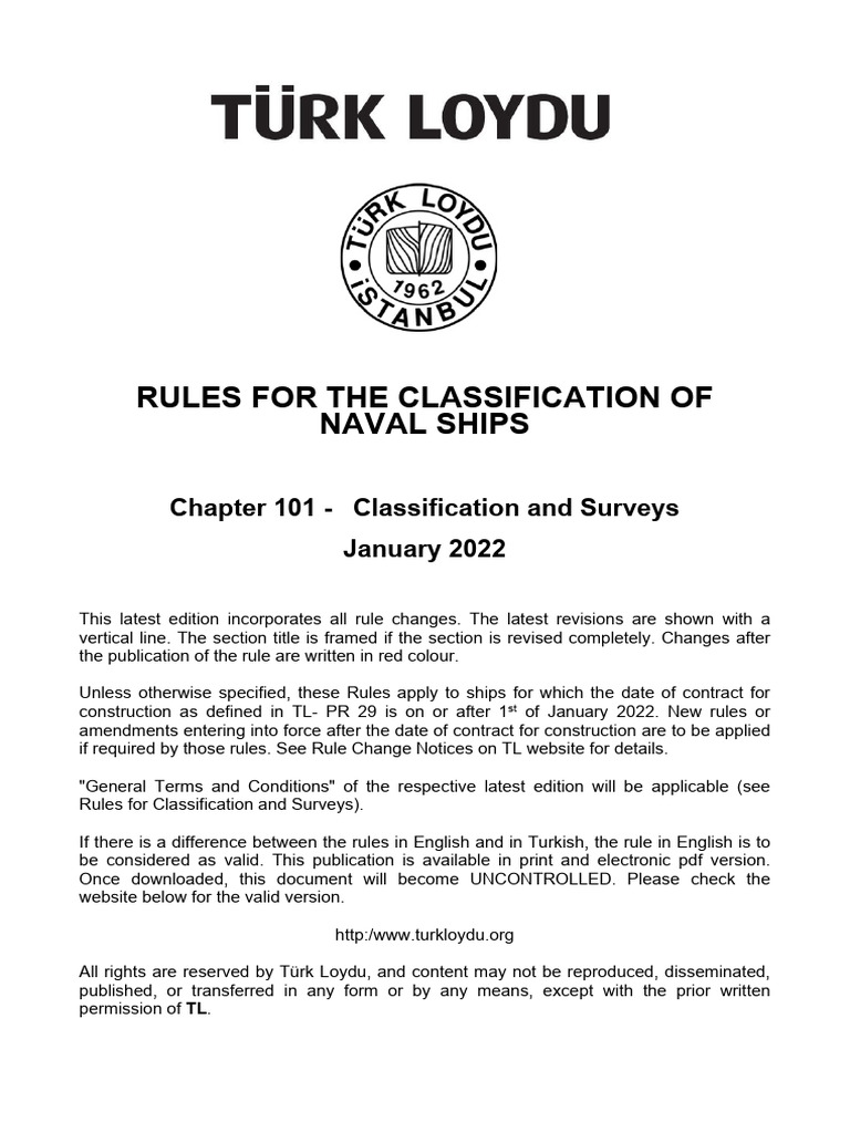 chapter-101-naval-ship-technology-classification-and-surveys-2022-JAN | PDF | Ships ...