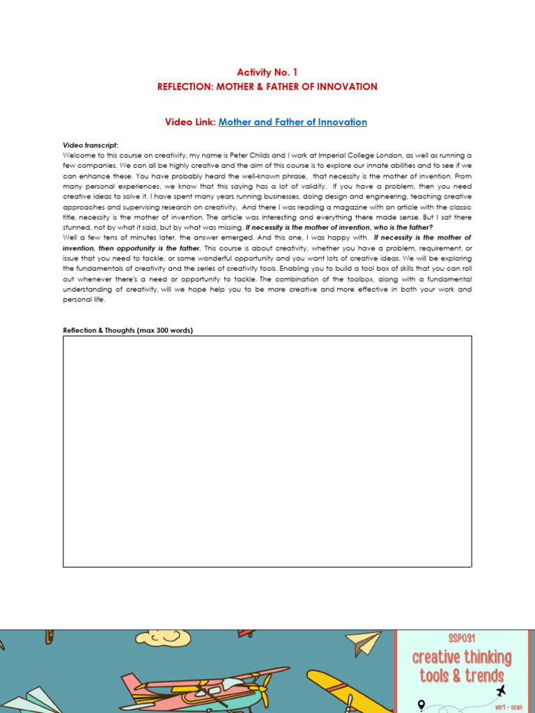 CTT A01 IntroToCTT | PDF | Career & Growth | Self-Improvement