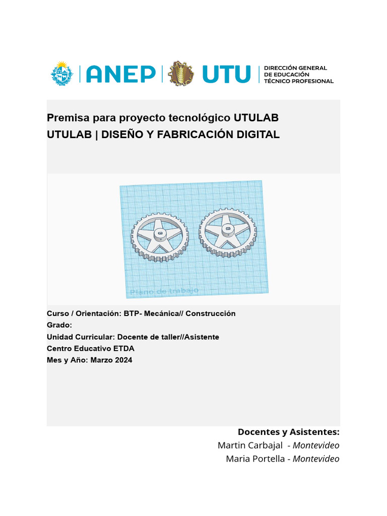 Premisa Utu Lab | PDF | Impresión 3d | Robótica