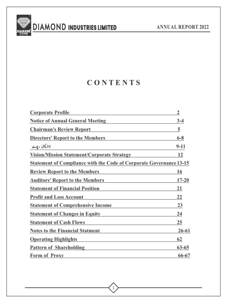 Diamond: Industries Limited | PDF | Financial Audit | Audit