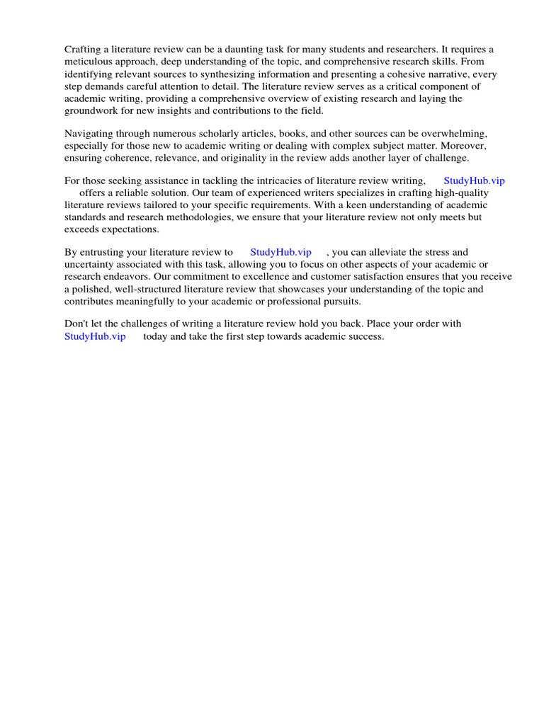 Unc Writing Center Literature Review | Download Free PDF | Literature ...