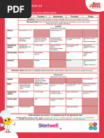 Chartwells New Menu 2526 | PDF | Salad | Gravy