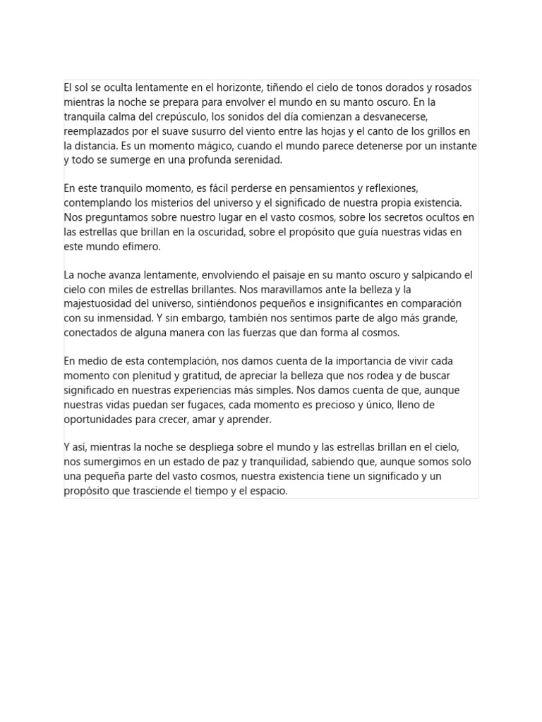 El Sol se Oculta en el Horizonte | PDF