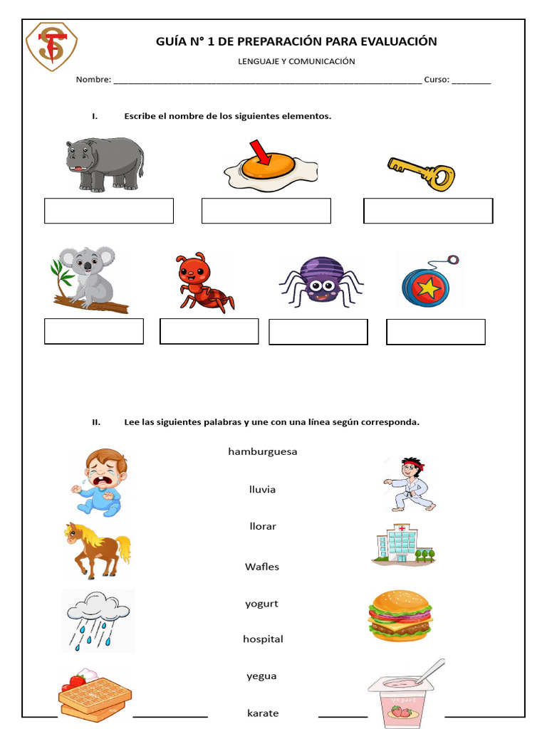 Refuerzo Consonantes M L P S D T V | PDF