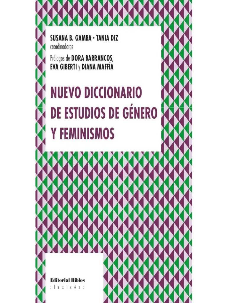 Nuevo Diccionario de Estudios de Genero | PDF