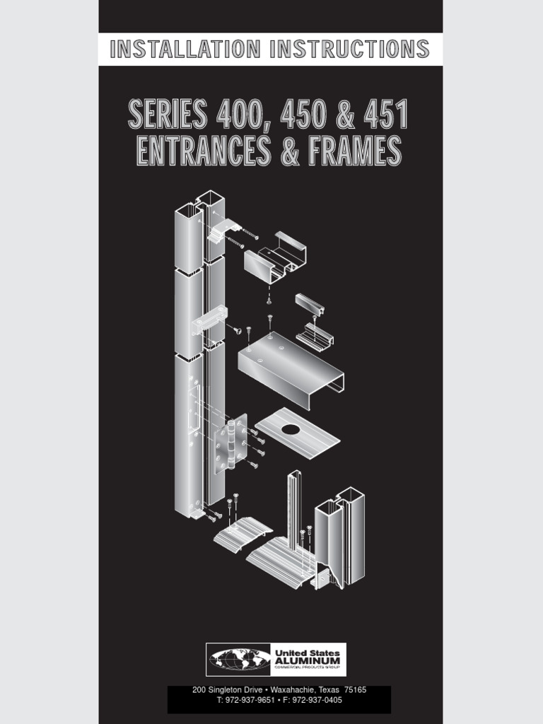 Installation Instruction | PDF | Door | Pascal (Unit)