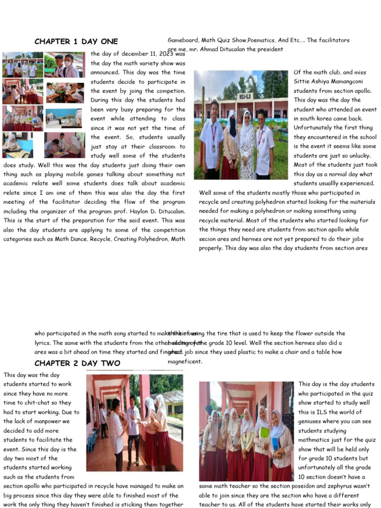 Chapter 1 Day One | PDF