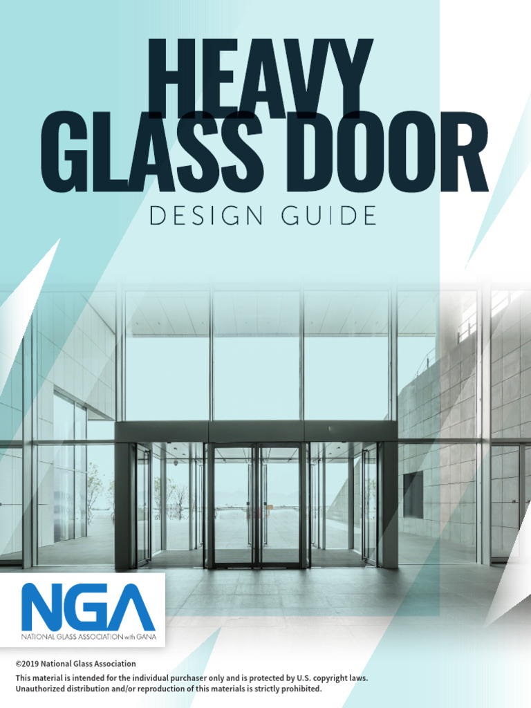 Heavy Glass Door Design Guide 2019 | PDF | Door