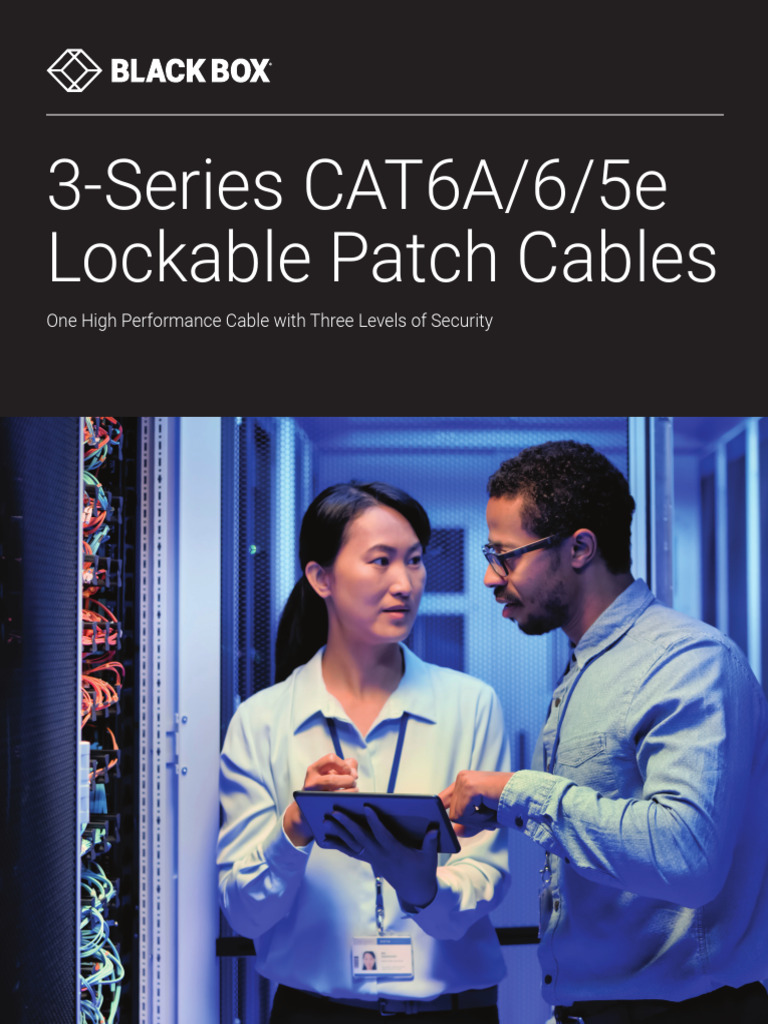 Us - Blackbox - Brochure - Giga3 Series Lockable Patch Cable | PDF ...