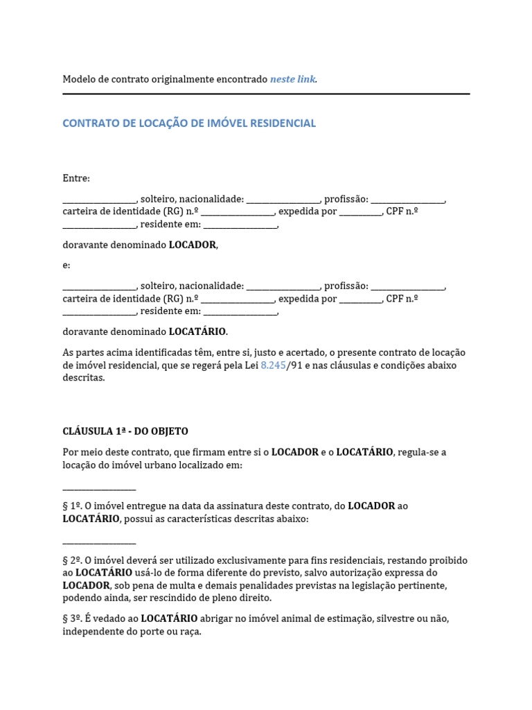 Contrato De Loca O De Brinquedos Festa Com Monitor Suporte/contrato De ...