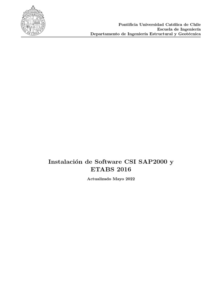 Instructivo Instalación Sap2000 V23 | PDF | Software | Informática