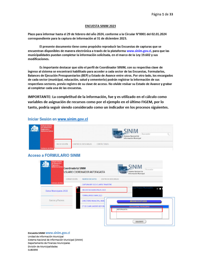 Encuesta Sinim 2023 - en PDF | PDF