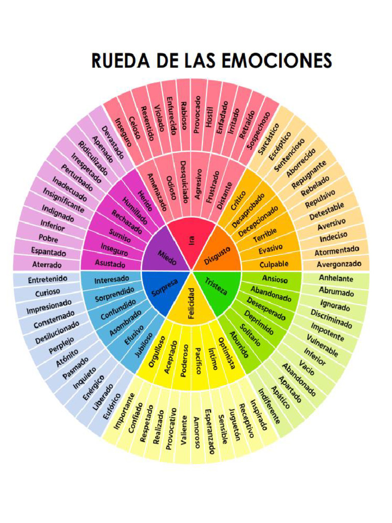Rueda de Las Emociones | PDF