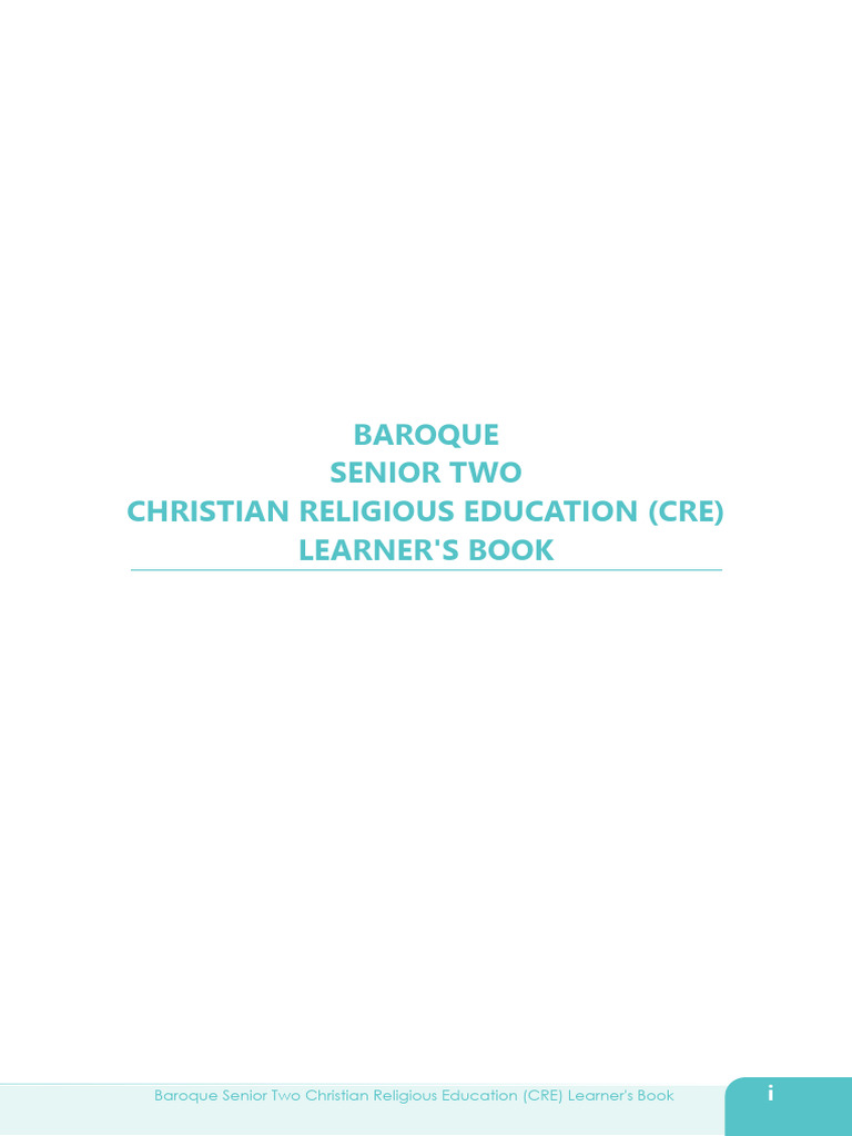 (Cre) Learner's Book 2 | PDF | Jesus | Image Of God
