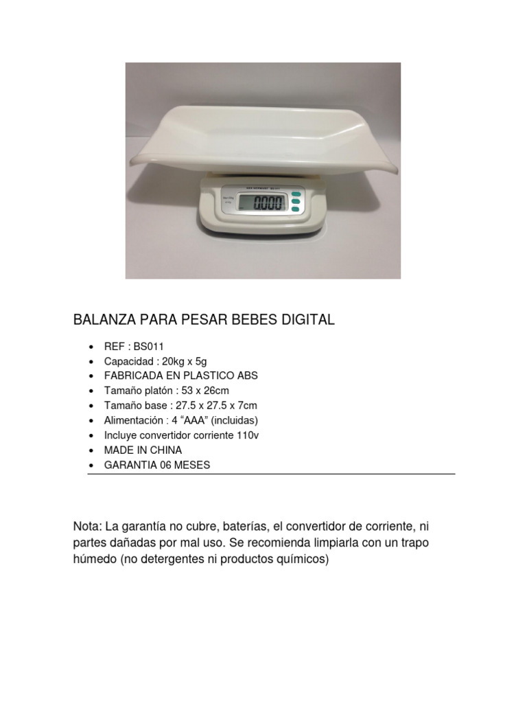 Balanza Kex Germany Bs011 | PDF