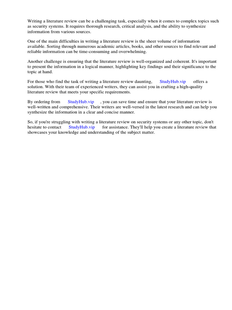 Literature Review Security System Pdf Cloud Computing Computer