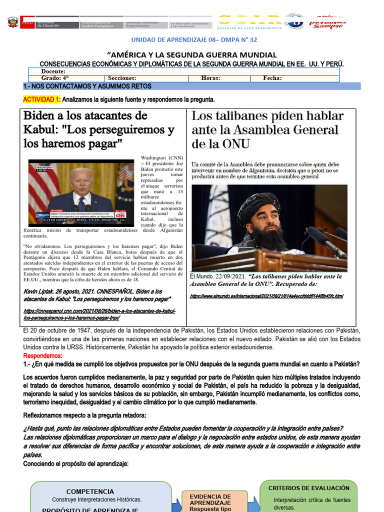 Luque Ticona Carlos Basilio - DMPA - 32 - VIII U - HISTORIA - 4to | PDF ...