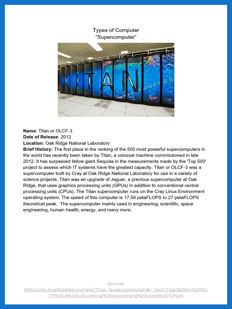 Types of Computer " | PDF | Computers