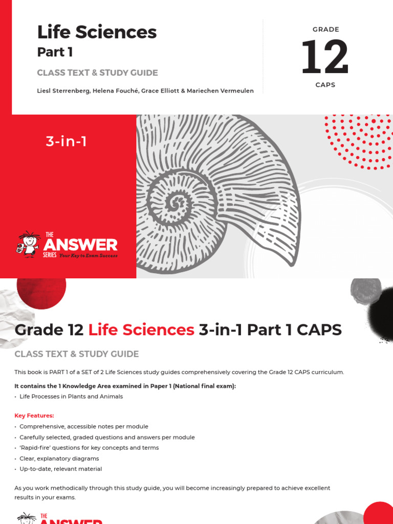 Gr 12 Life Sciences Part 1 CAPS 3 in 1 Extracts 26 July 2023 (1) | PDF ...