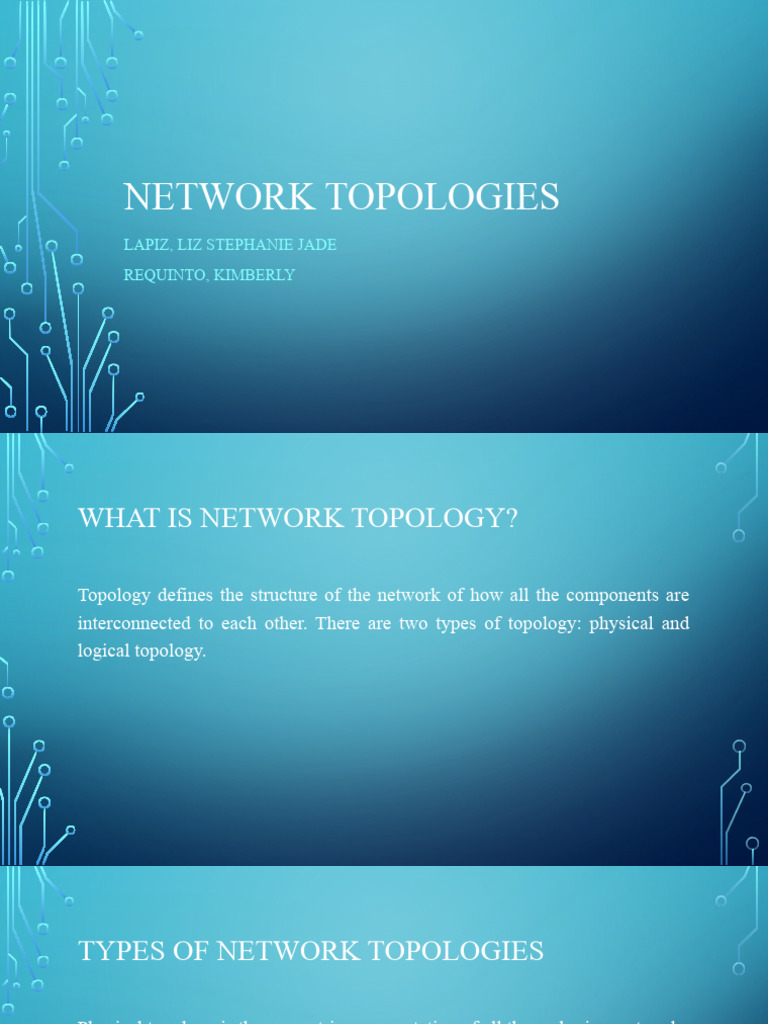 Network Topologies | PDF | Network Topology | Computer Network