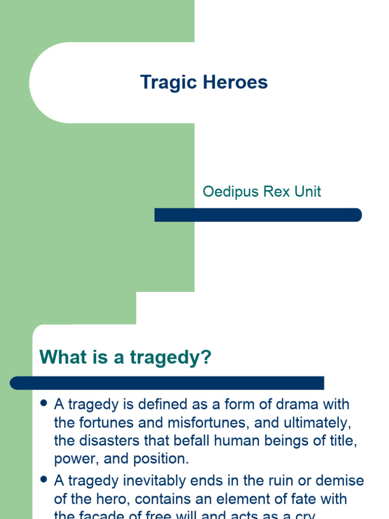 Understanding Tragic Heroes in Drama | PDF | Law | General Fiction