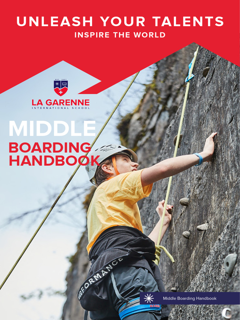 Boarding Handbook Middle | PDF | Boarding School | Learning