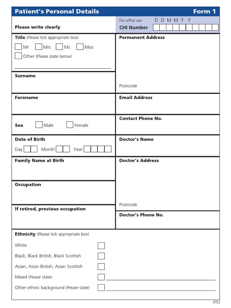 Sdcep Ohar All Example Recording Forms A4 | PDF | Dentures | Human Tooth