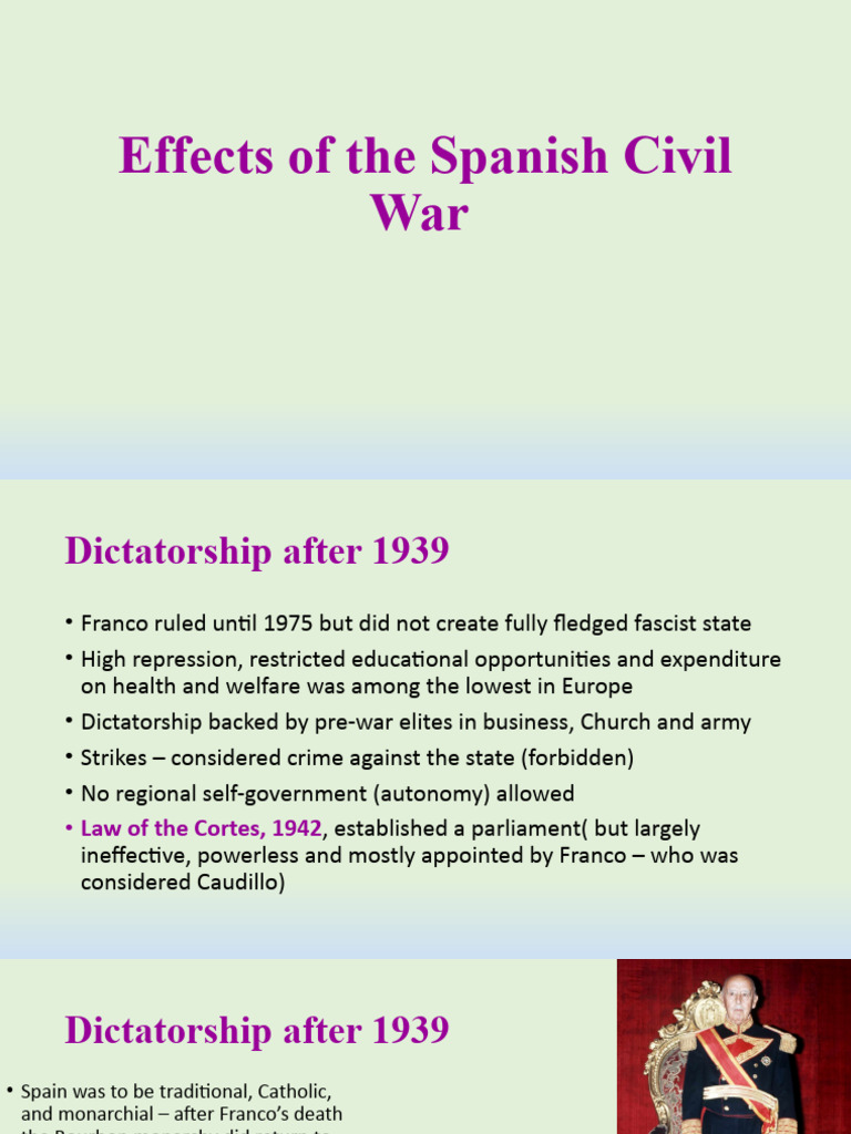 Grudic Effects of The Spanish Civil War | PDF | Francisco Franco ...