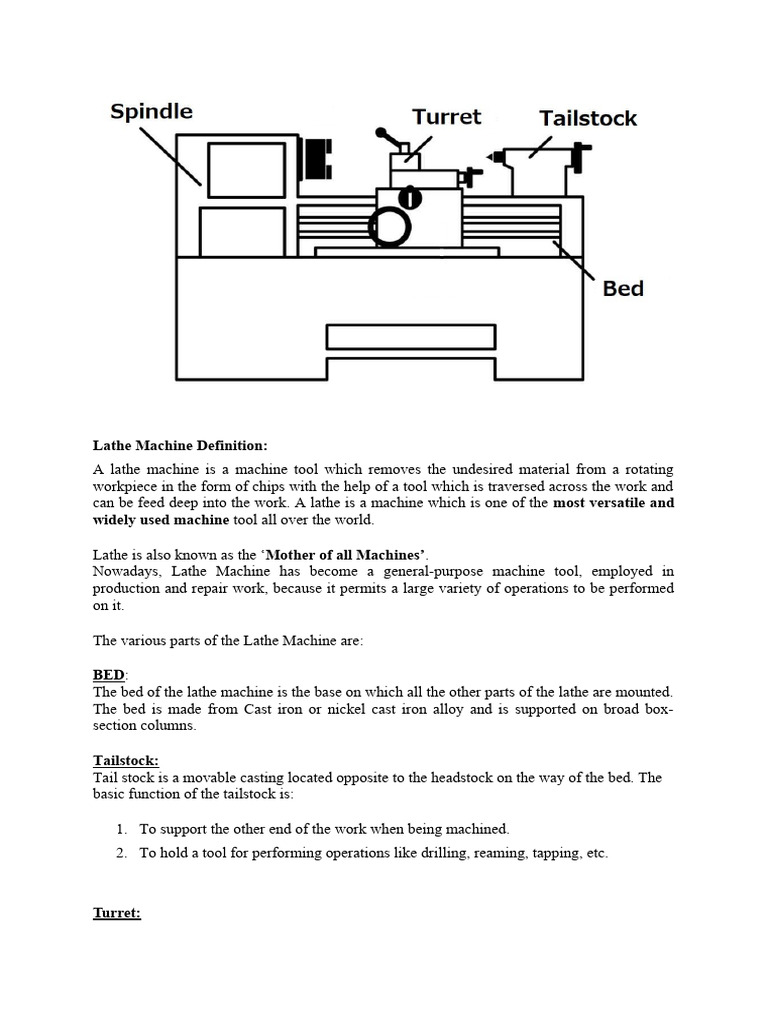 Lathe | PDF