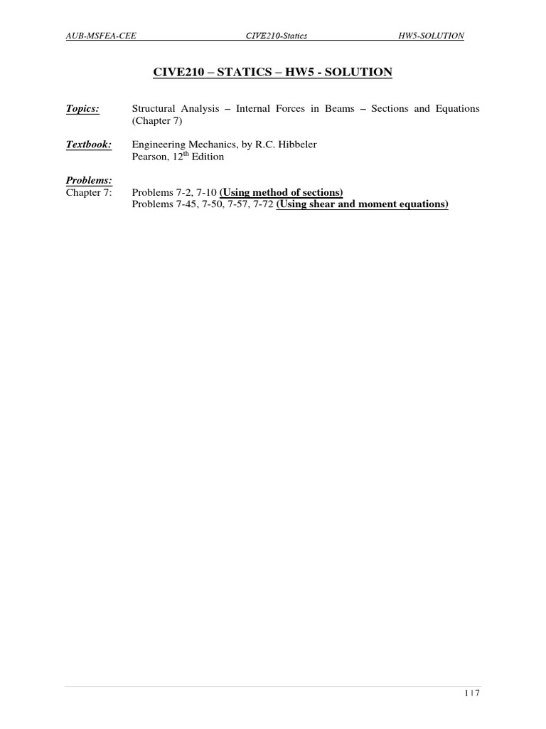 Civil Engineering Problems5 | PDF | Science & Mathematics