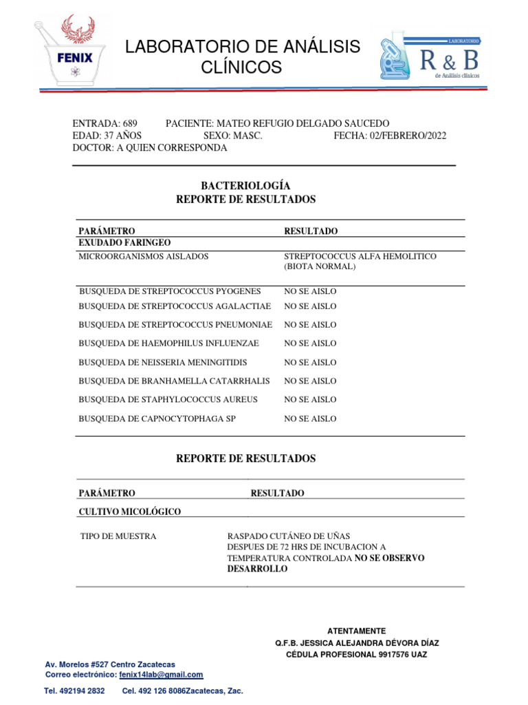 Mateo Refugio Delgado Saucedo Copro | PDF | Organismos | Microorganismo