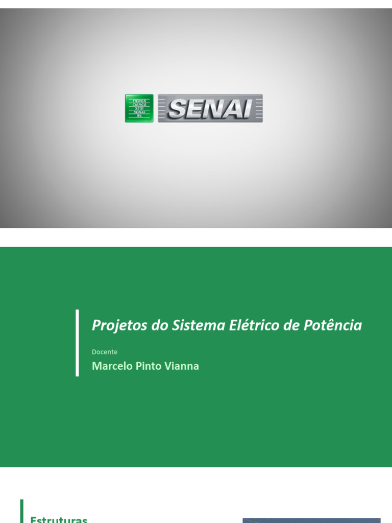 Projetos SEP - Aula 5 | PDF | Sistema de energia elétrica | Engenharia ... Projetos SEP - Aula 5 | PDF | Sistema de energia elétrica | Engenharia ...