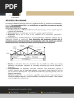 Armaduras - Tipo Howe | PDF | Braguero | Ingeniero civil