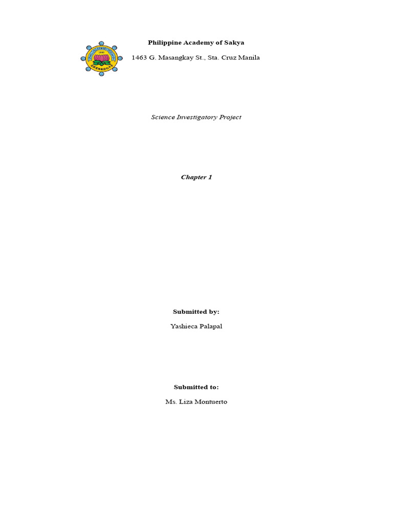 SIP YASH (1) | PDF | Detergent