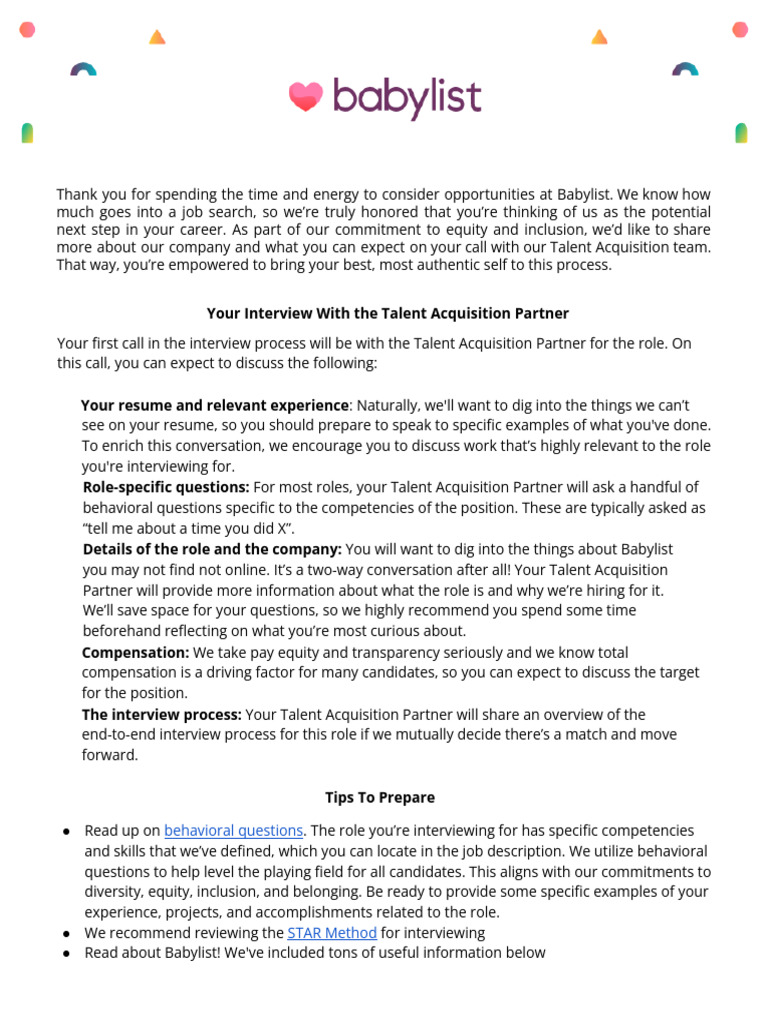 Candidate Interview Prep Guide | PDF