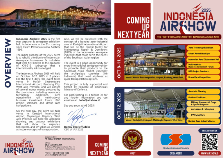 Flyer Indonesia Airshow 2025 | PDF