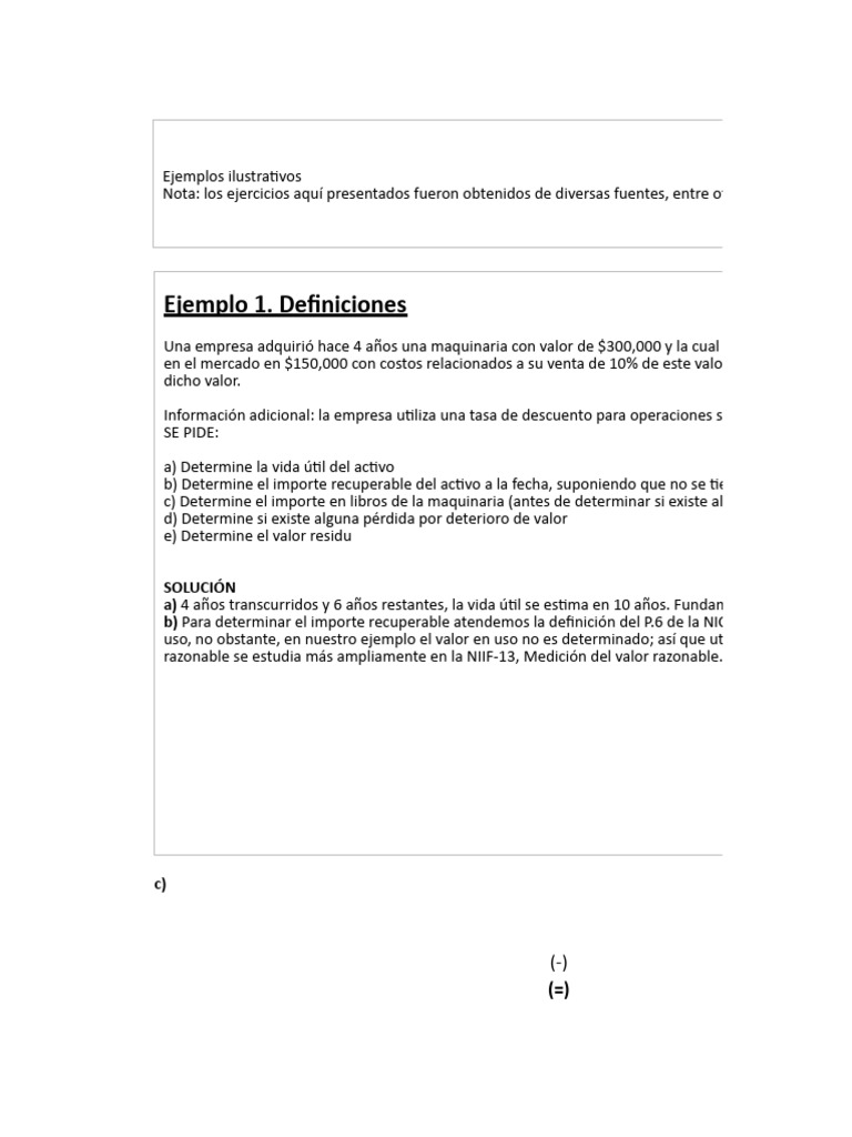 02 Ejemplos 02 Nic 16 | PDF | Depreciación | Contabilidad