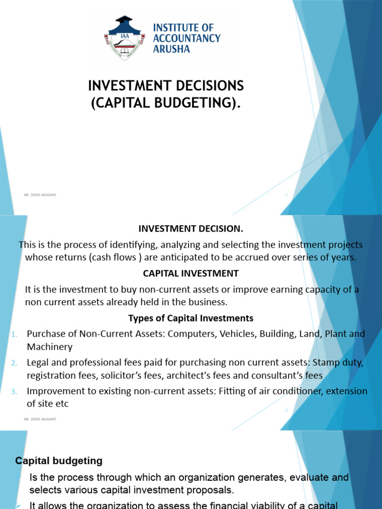 Capital Budgeting | PDF | Net Present Value | Internal Rate Of Return