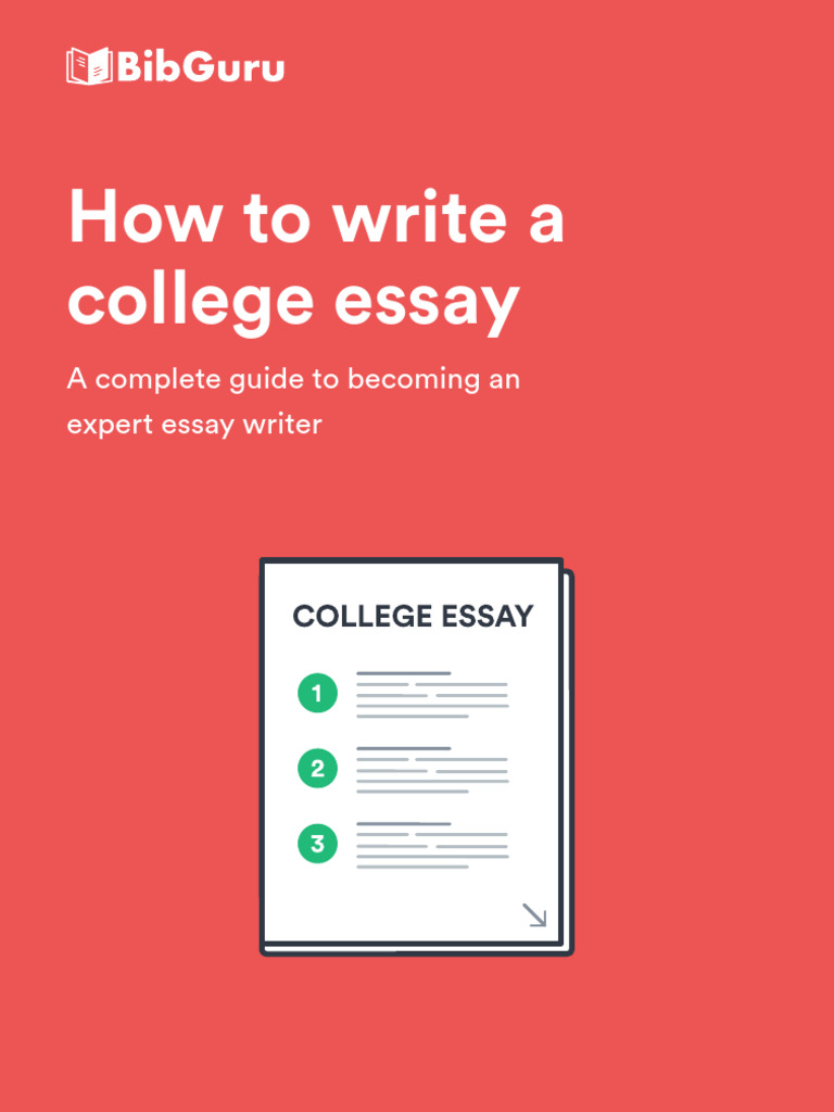 Ebook How To Write A College Essay | PDF | Essays | Proofreading
